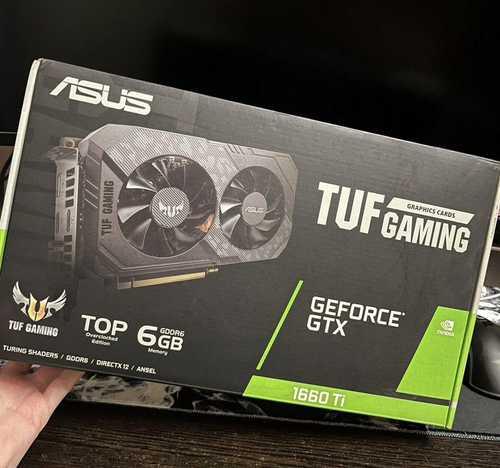 Видеокарта asus tuf gaming 1660 Ti 6gb