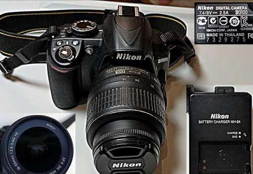 Фотоаппарат зеркальный Nikon D 3100