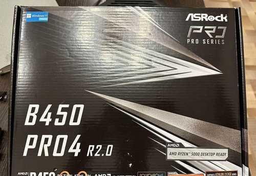 Материнская плата Asrock AM4 B450 Pro4