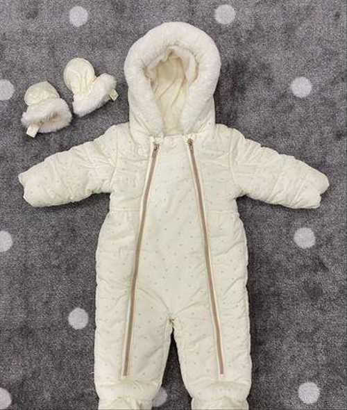 Комбинезон Mothercare, утепленный, размер 3-6м бу