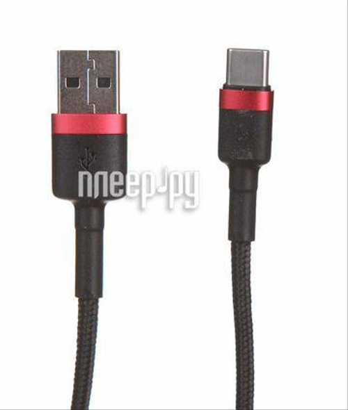 Baseus Cafule USB - USB Type-C 3A 1m Red-Black