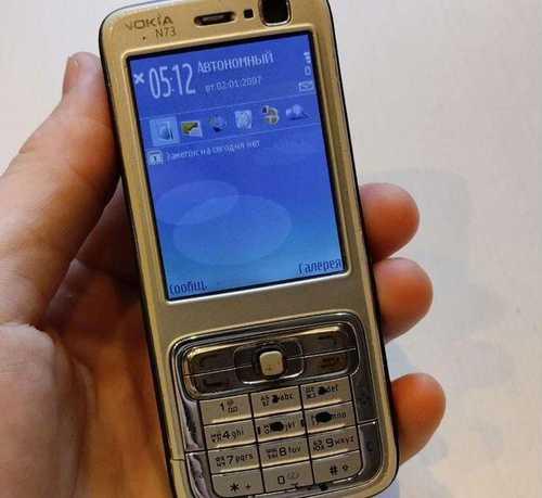 Nokia N73, серый, оригинал, состояние