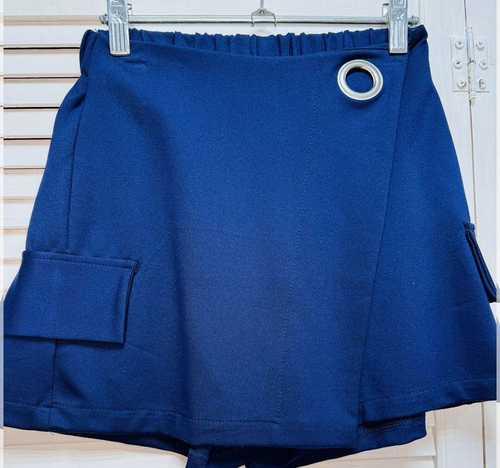 Шорты-юбка для девочки школьные 146,152,158