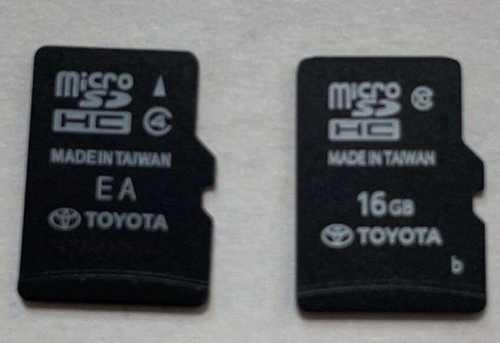 Загрузочная SD карта для магнитол Toyota