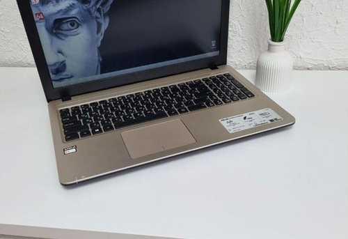 Надёжный ноутбук Asus X540Y на SSD 120 Гб