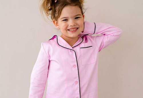 Пижама детская из хлопка "Розовая"