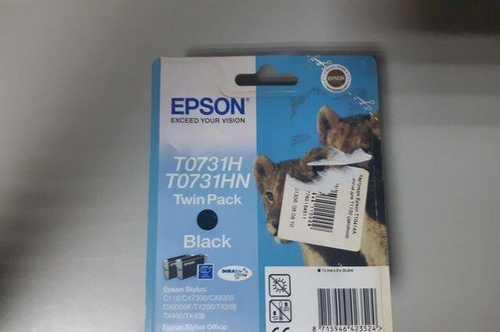 Картридж струйный Epson T0731H черный
