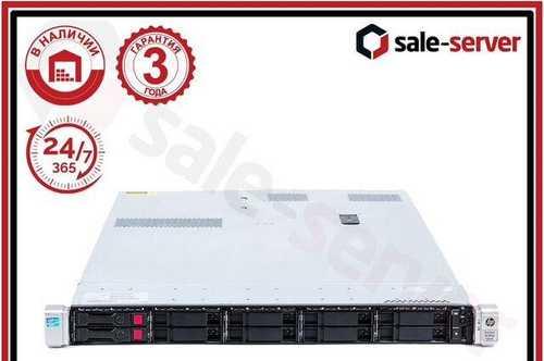 Сервер HP DL360p Gen8 10SFF 2x E5-2660 64GB 750W