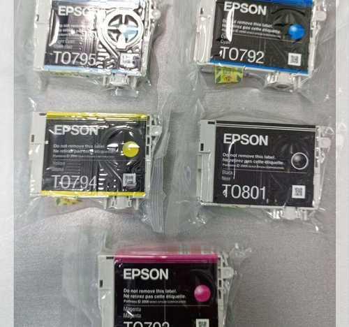 Оригинальные картриджи Epson