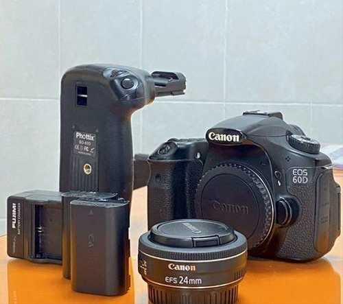 Canon 60d полный комплект