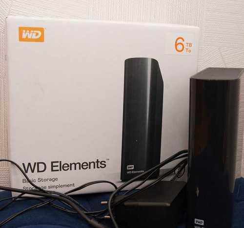 Внешний жесткий диск WD 6Tb USB