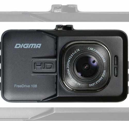 Digma FreeDrive 118 Dual Black Видеорегистратор