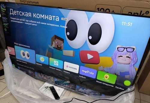Новый 4К Телевизор 140см/55", Безрамочный,Гарантия