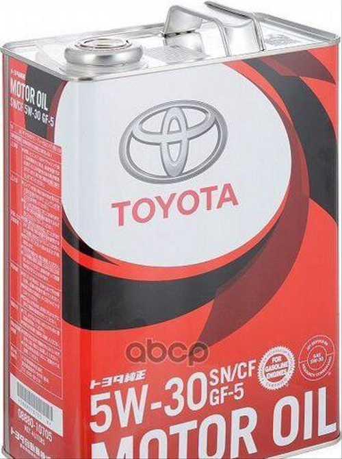 Масло моторное toyota 5w30 полусинт 4л O.E Япон