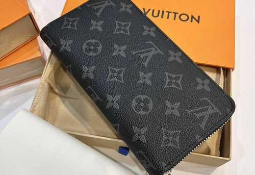 Мужской клатч louis vuitton из натуральной кожи