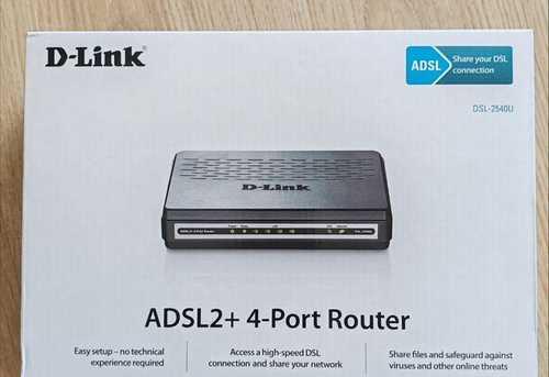 Adsl2+Маршрутизаторор D-Link DS L-2540U