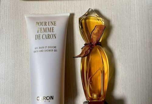 Caron Pour Une Femme. Набор с косметичкой