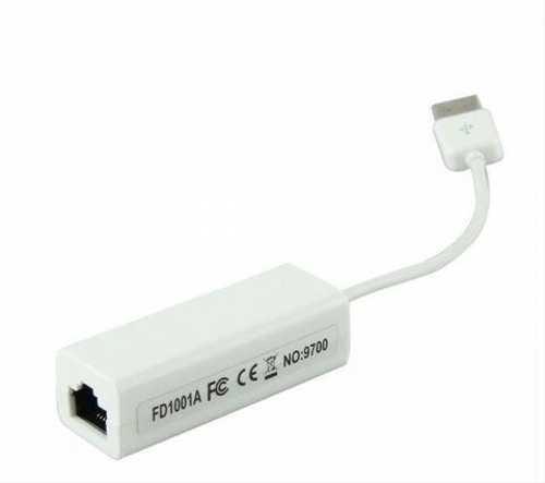 Сетевой USB 2.0 Noname Ethernet Adapter (Белый)