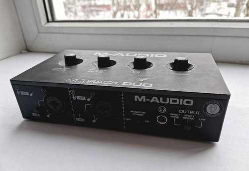 M-audio m-track duo звуковая карта