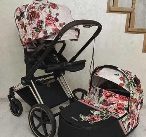 Cybex priam 2 в 1 spring blossom light 3.0