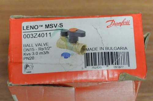 Запорный клапан Leno MSV-S Danfoss 003Z4011