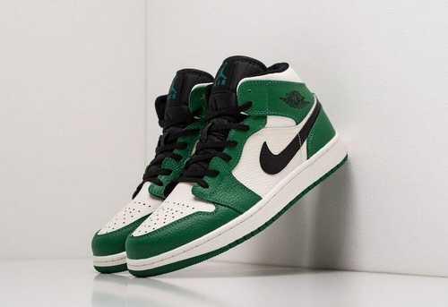 Кроссовки Nike Air Jordan 1 Mid цвет Зеленый