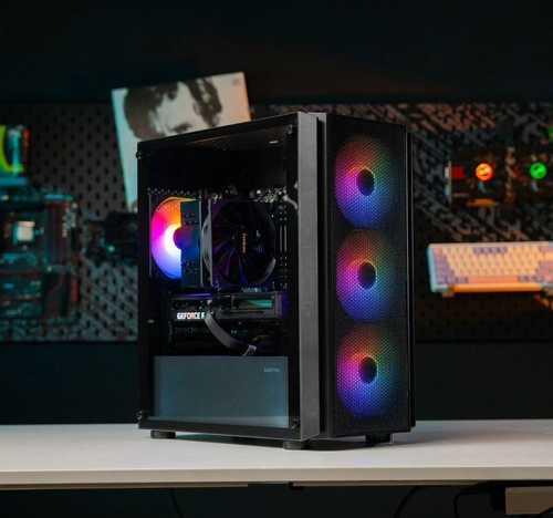 Игровой компьютер: Ryzen 5500/16Gb/RTX 3050 8Gb