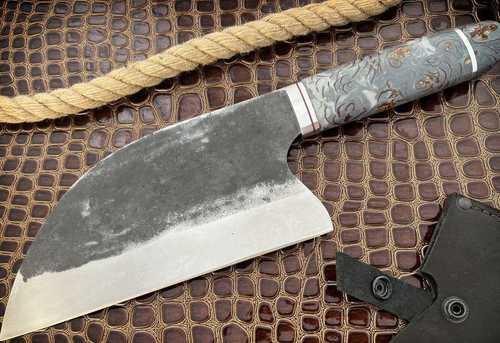 Сербский нож №1", клинок сталь Х12мф, рукоять шишк