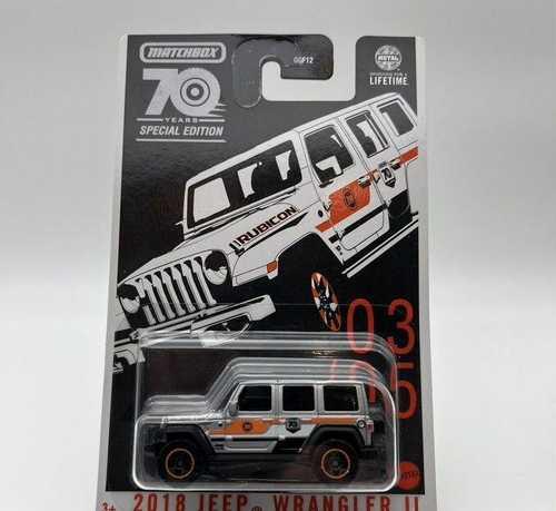 Matchbox 2018 jeep wrangler JL