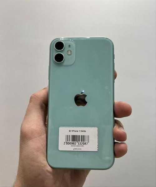 Бу iPhone 11 64 Green (6мес.гарантия)