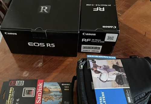 Canon eos r5 body . RF24-70mm F2.8 L IS USM