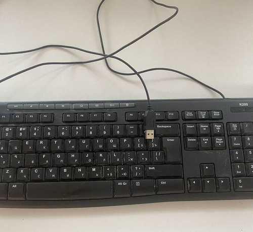 Клавиатура logitech k200