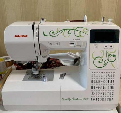 Швейная машина janome qf 7600