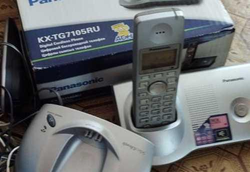 Радиотелефон Panasonic KX-TG7105RU серый
