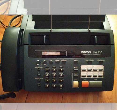 Продается телефон- факс brother FAX- 920