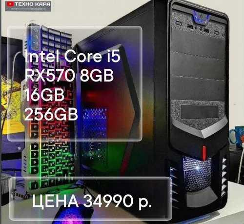 Пк для игр Intel Core i5 RX570 8GB | Festima.Ru - Мониторинг объявлений