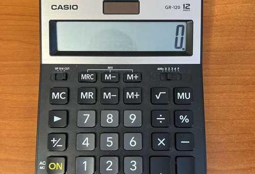 Калькулятор casio GR 120