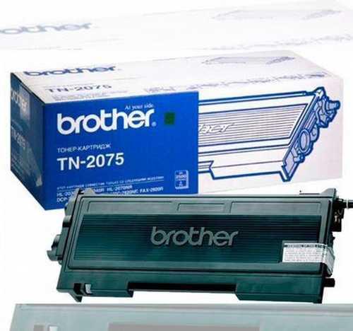 Картридж Brother TN-2075, 2500 стр, черный