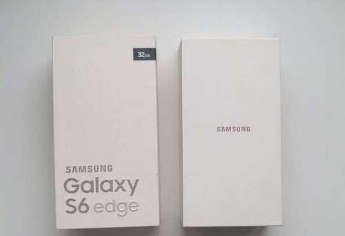 Коробка samsung galaxy S6 edge