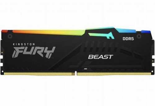 Оперативка Kingston Fury beast black DDR 5 RGB