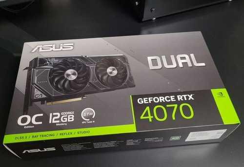 NEW Asus GeForce RTX 4070 Dual