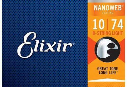 12062 nanoweb 8-стр электрогитары,10-74, Elixir