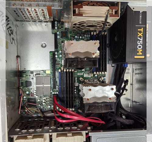 Материнская плата supermicro x8dtu-f