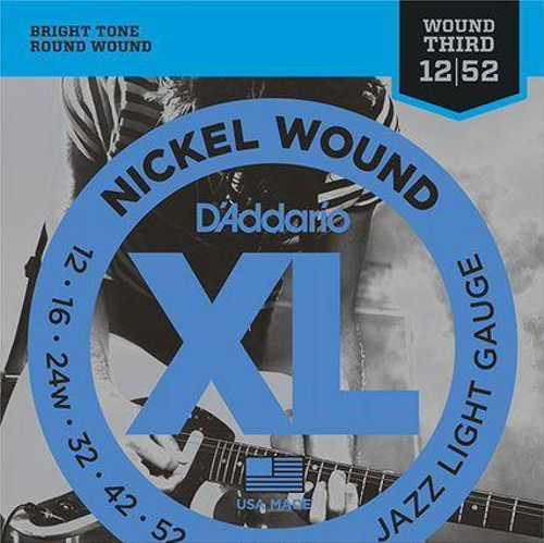 Комплект струн D'addario для электрогитары 12-52