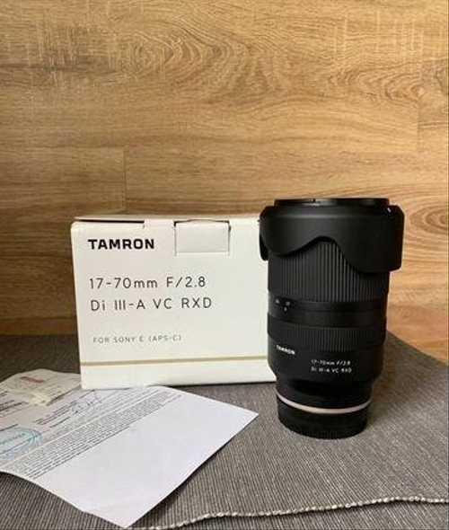 Объектив Tamron 17-70 mm f 2.8 Sony E