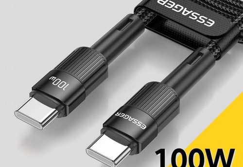 Кабель зарядный Essager с USB Type-C на USB Type-C