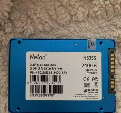 Ssd netac 240gb
