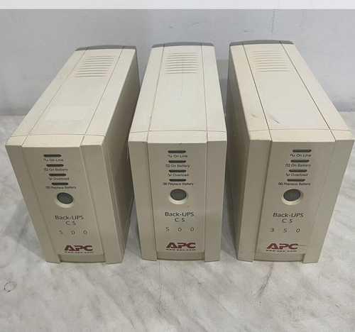 Бесперебойники APC back-ups cs 350/500