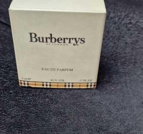 Духи Barberry EDP Mini 5ml винтаж