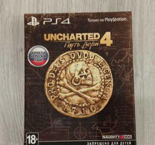 Игра Uncharted 4 PS4 коллекционная версия